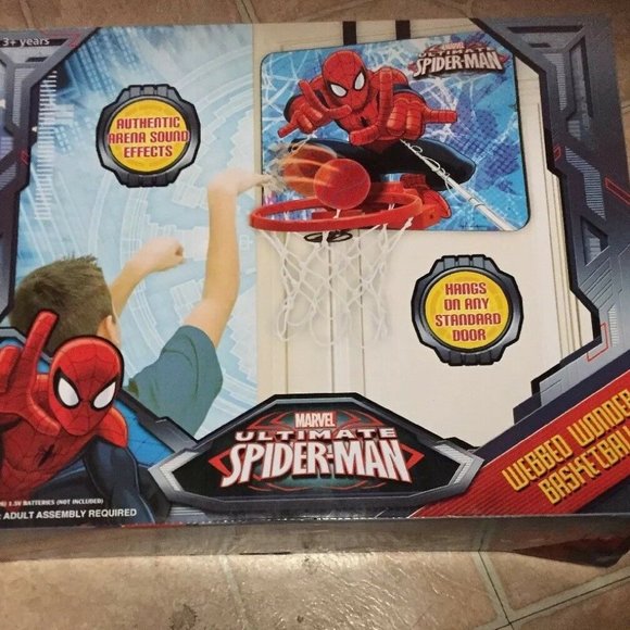 Other | Marvel Ultimate Spiderman Webbed Wonder Basketball | Poshmark